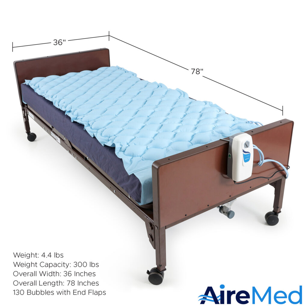 AireMed Alternating Air Pressure Mattress Pad With Ultra Quiet Electric ...