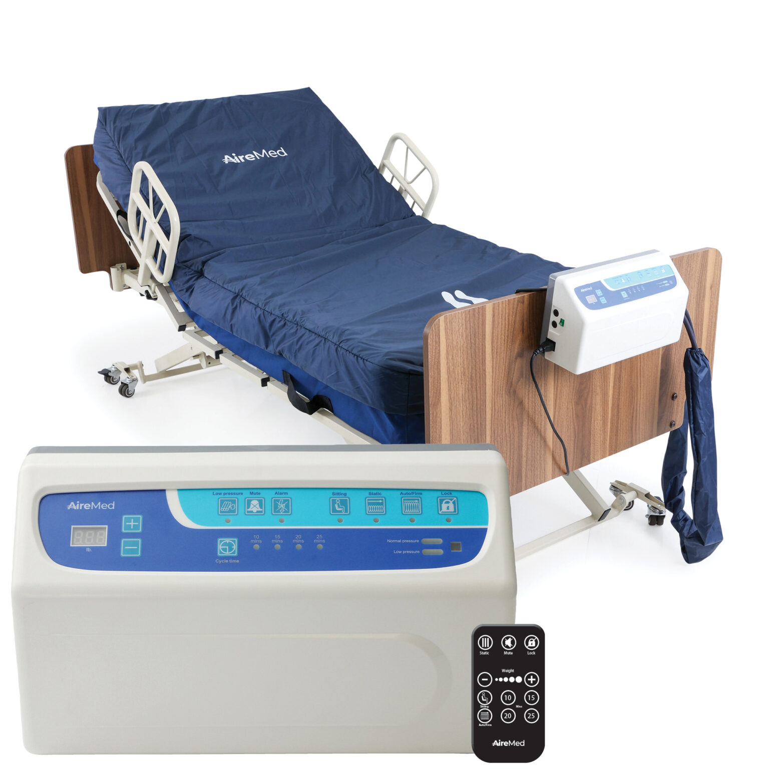 AireMed 8" Low Air Loss & Alternating Pressure Mattress Replacement ...