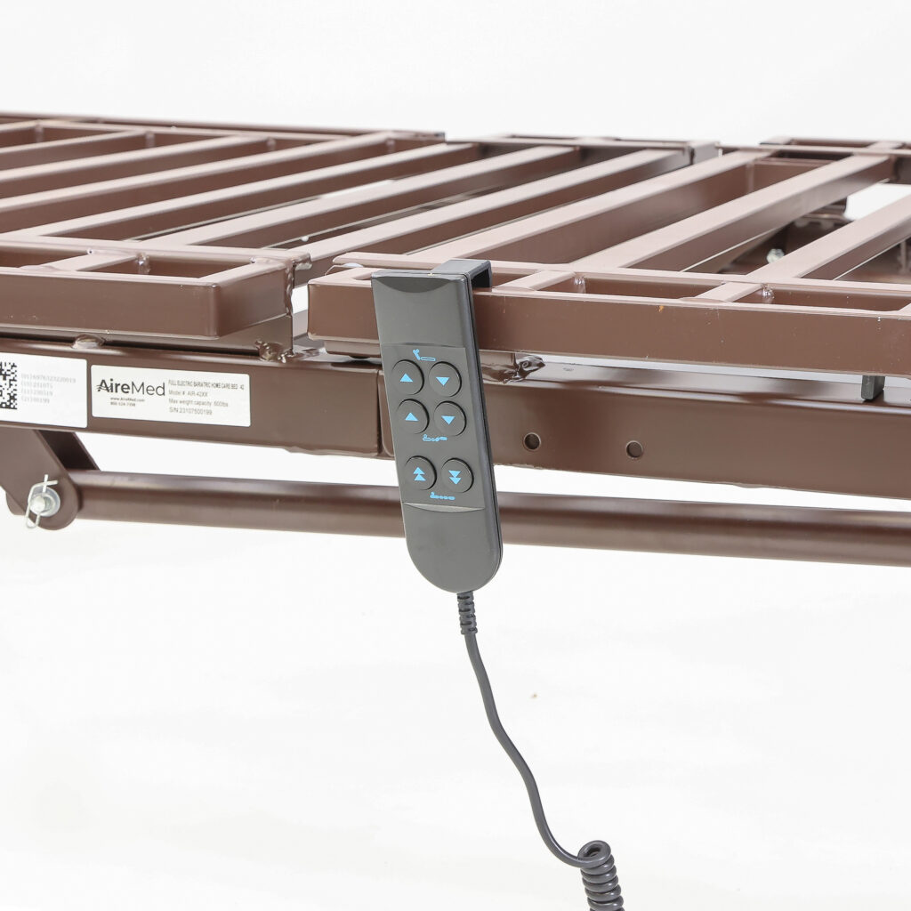 AireMed Lightweight Bariatric Full Electric Hospital Bed - Extra Wide ...